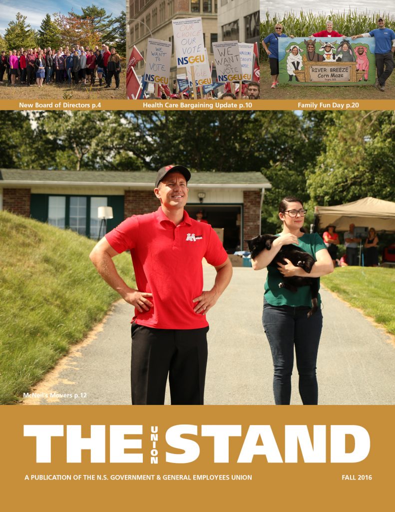Available now: The Fall 2016 issue of the Stand – NSGEU