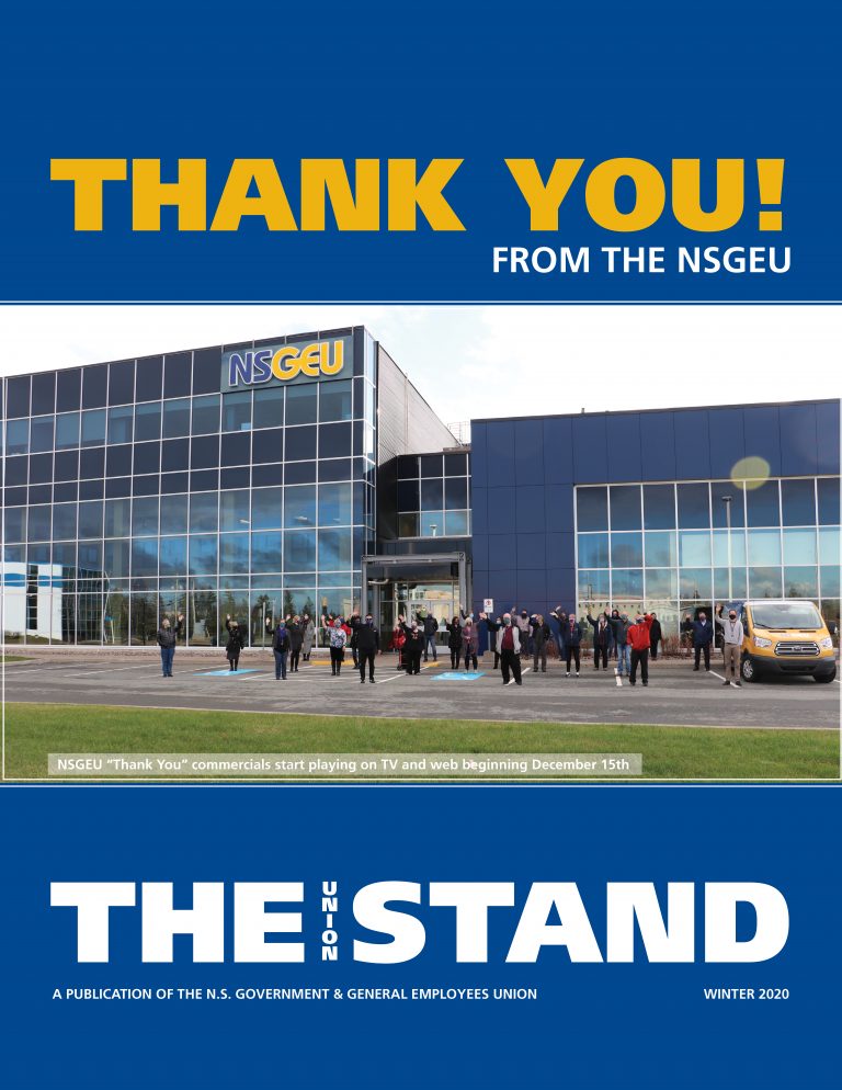Available now: The Winter 2020 issue of the Stand - NSGEU